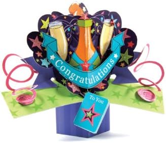 Amazon.com : Congratulations Pop-Up Greeting Card : Office Products
