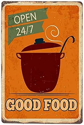 Amazon.com: ERLOOD Today's Menu Take It or Leave It Retro Vintage ...