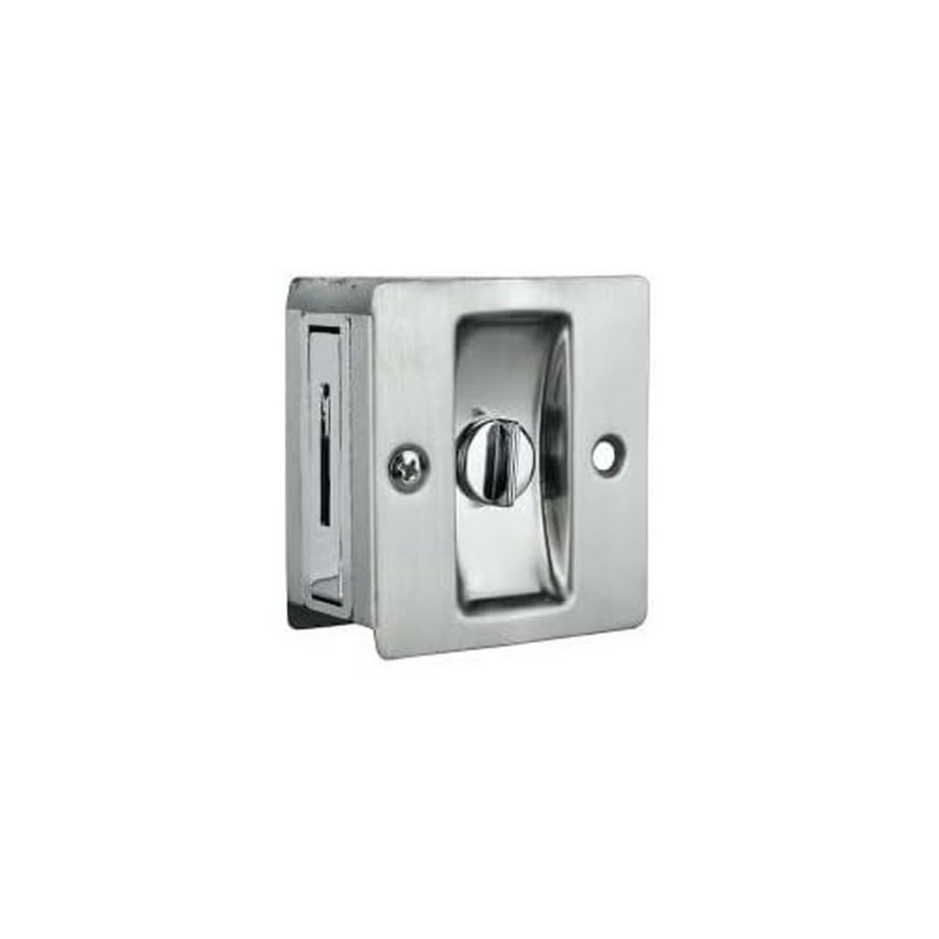 Romak 609610 Sliding Cavity Door Lock Privacy Set Stainless Steel ...