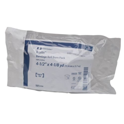 Amazon.com: Covidien 6760 Kerlix Bandage Roll Burn Pack, 100% Cotton, 4 ...