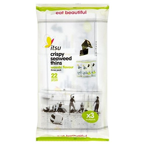 Amazon.com : Itsu Wasabi Seaweed Thins Multipack 3 x 5g - Pack of 6 ...