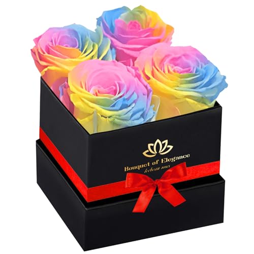Best Rainbow Roses in a Box for Lasting Colorful Gifting – Complete Garden