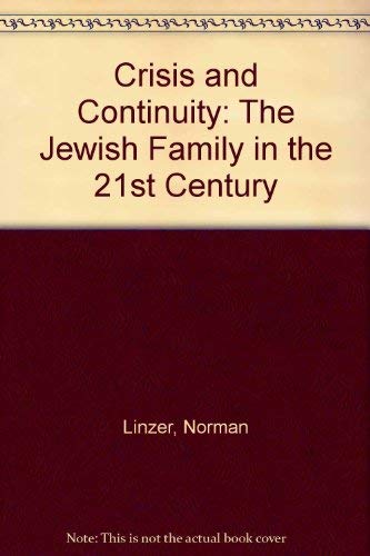 Amazon | Crisis and Continuity: The Jewish Family in the 21st Century ...