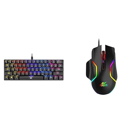 Ant Esports MK1200 Mini Wired Mechanical Gaming Keyboard with RGB ...