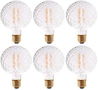 Vintage LED Edison Bulb G30 4W Dimmable LED Filament Bulb Globe ...
