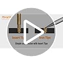HANGLIFE Soldering Iron Tips for Threaded Inserts M2 M2.5 M3 M4 M5 M6 ...