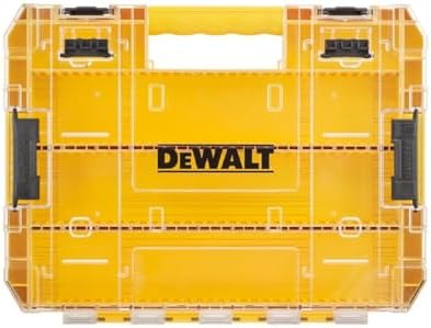 Amazon.com: DEWALT Tough Case (Large) with Dividers Organizer, Tool Box ...