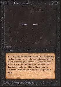 Amazon.com: Magic The Gathering - Word of Command - Collectors Edition ...