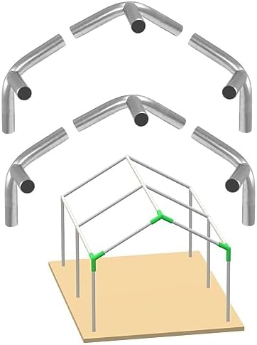 Amazon.com : Canopy Fittings 1-3/8" High Peak Carport Connectors 3 Way ...