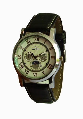 A Avon Formal Analog White Dial Men's Watch - 1001312 : Amazon.in: Fashion