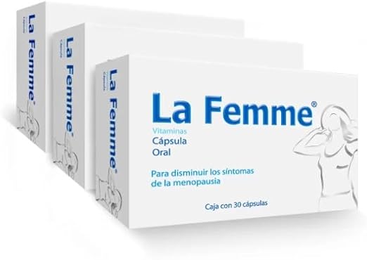 La Femme 3 cajas con 30 cápsulas c/u : Amazon.com.mx: Salud y Cuidado ...