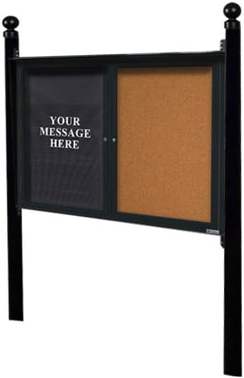 Amazon.com: Special Lite Products Double Message Board with Cork and ...