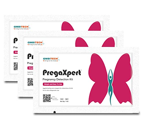 AmbiTech PregaXpert One Step Urine HCG Pregnancy Test Kit Device Pack ...
