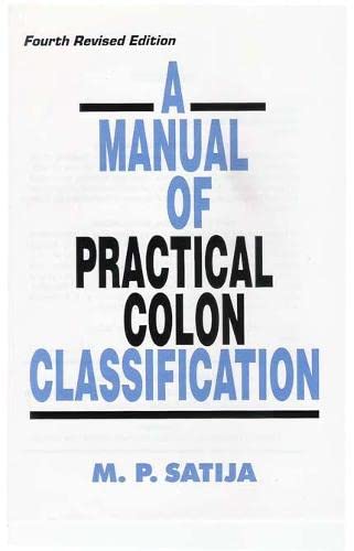Buy Manual of Practical Colon Classification Book Online at Low Prices ...