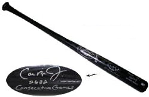 Cal Ripken Jr. Autographed Bat - Engraved Louisville Slugger P72 Model ...