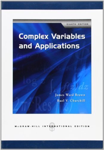Amazon.com: Complex Variables and Applications 8th (eighth) Revised Edition by Brown, James Ward ...