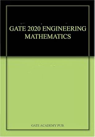 GATE 2020 ENGINEERING MATHEMATICS : Amazon.in: Books