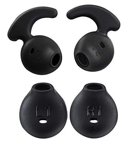 YTM 8 Pcs (4 Pair) for S6,S7 Mix Samsung Level Earbuds Black Earbuds ...