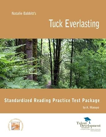 Amazon.com: Tuck Everlasting Standardized Reading Practice Test Package ...