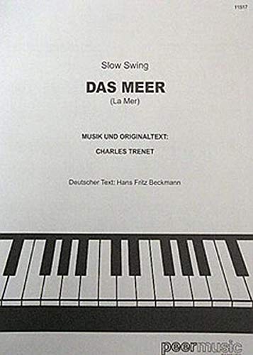 Charles Trenet: Das Meer (La Mer). Sheet Music for Piano & Vocal(with ...