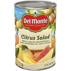 Amazon.com : Del Monte, Citrus Salad, 15oz Can (Pack of 6) : Fruit ...