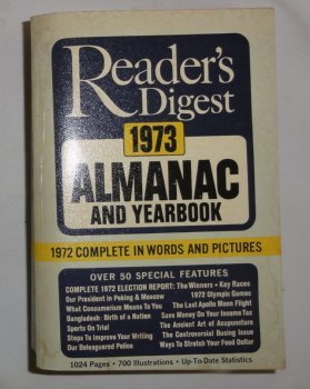Readers Digest 1973 Almanac and Yearbook: Author Unknown: Amazon.com: Books