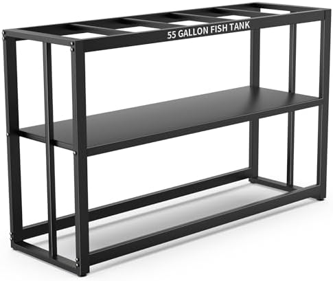 Amazon.com : Akenow 55-75 Gallon Fish Tank Stand with Storage Shelf, 48 ...