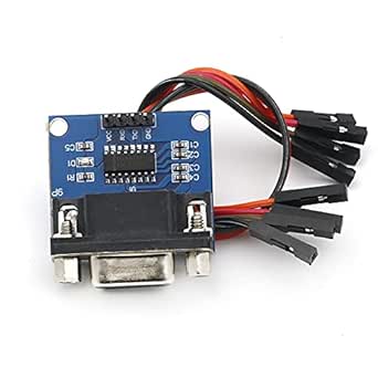 MAX3232 RS232 to TTL Serial Port Converter Module DB9 Connector MAX232 ...