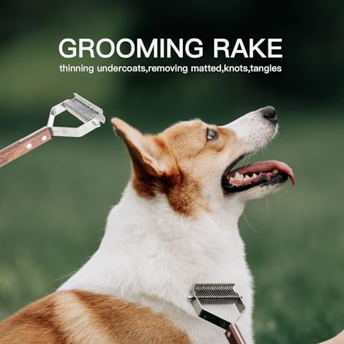 Pet Dematting Rake with 2 Sided...