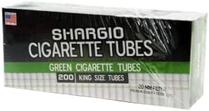 Shargio Green Menthol King-Size High Quality Stunning Filter Tubes ...