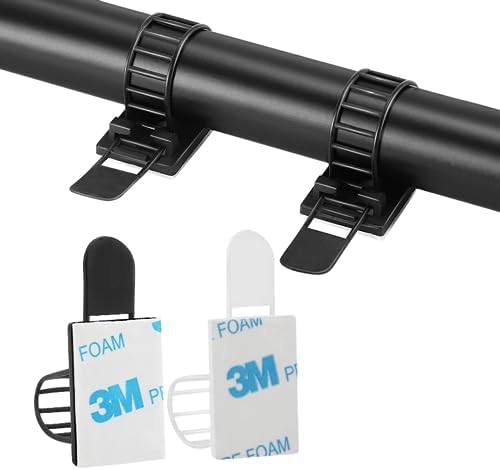 Topavatop 70Pcs Adjustable Cable Management Clips, Plastic Cable Strap ...