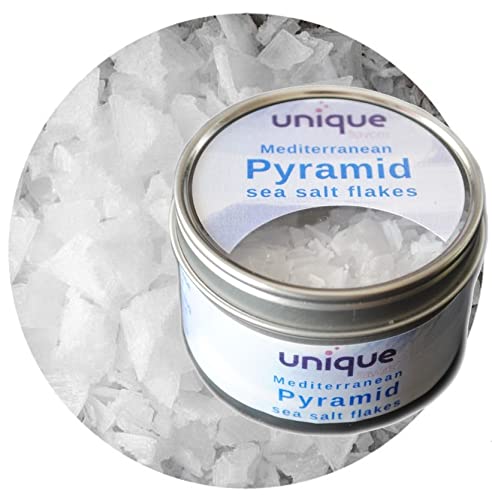Amazon.com : Mediterranean Pyramid Sea Salt Flakes 1.5 oz Tin Can ...