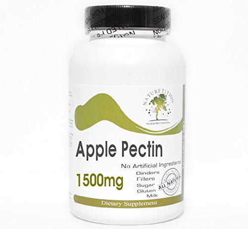 Amazon.com: Naturetition Supplements Apple Pectin 1500mg ~ 180 Capsules ...