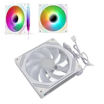 Amazon.com: 140mm ARGB Chassis Fan, Quiet Cooling Fan with 3Pin ...
