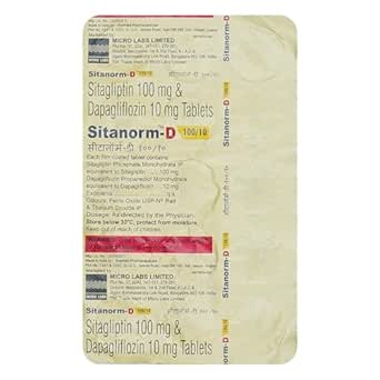 Sitanorm-D 100 mg/10 mg - Strip of 15 Tablets : Amazon.in: Health ...