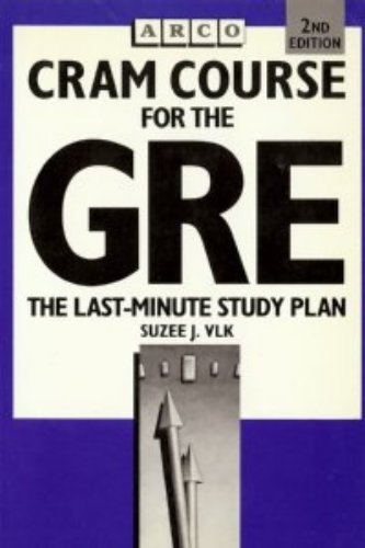 Cram Course for the GRE (GRE Cram Course): Vlk, Suzee J.: 9780131894402: Amazon.com: Books