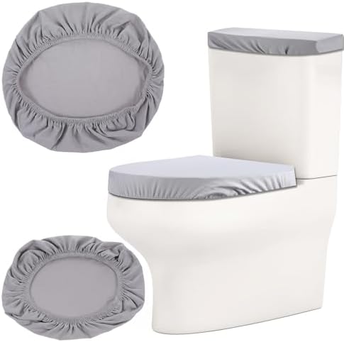 Amazon.com: Thinp Toilet Lid Cover and Toilet Tank Cover,Grey Toilet ...