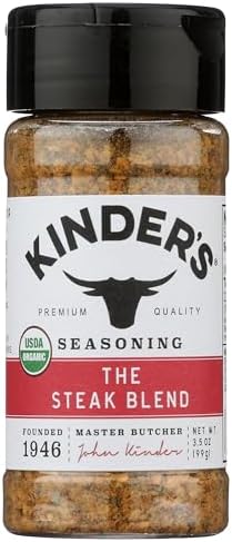 Amazon.com : KINDERS Organic The Steak Blend Seasoning, 3.5 OZ ...