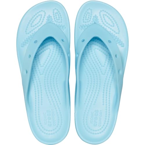 crocs womens Classic Platform Flip Arctic Flip-Flop - 9 UK (W11 ...