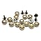 Amazon.com: CRAFTMEMORE 3/8" Fancy Leather Rivets Round Rapid Rivet ...