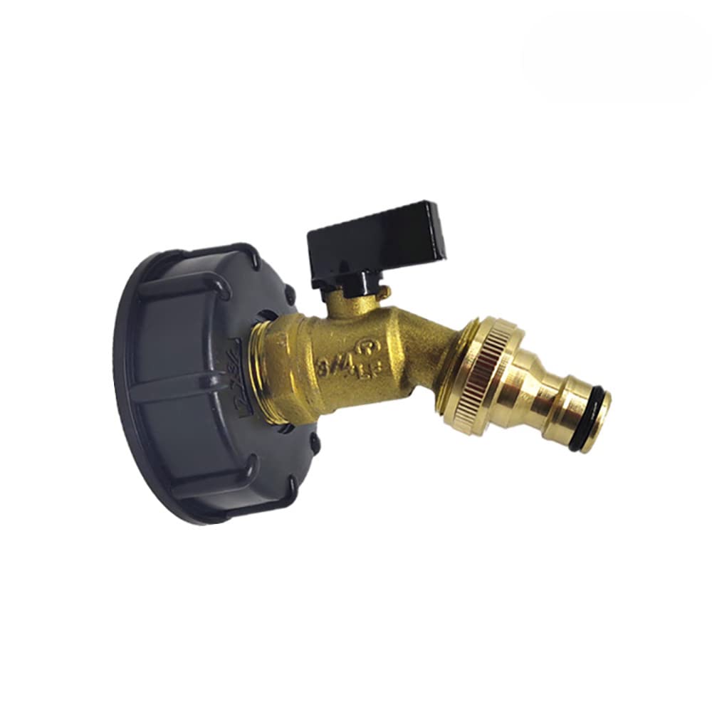 Buy IBC Tank Adapter IBC Tote Tank Cap Adapter S60X6 to 3/4" Brass ...