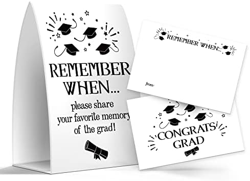 Amazon.com: Graduation Share a Memory Cards - Pack of 1 Sign And 50 ...