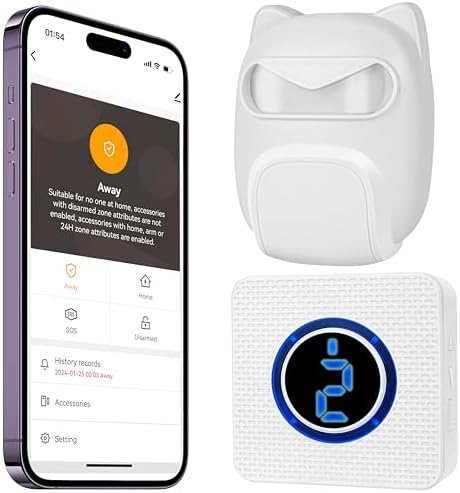 Amazon.com: WiFi Smart Motion Sensor: Wireless PIR Motion Detector for Home Security, Infrared ...