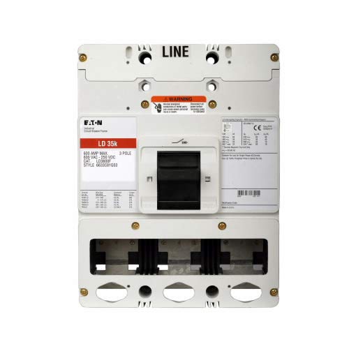 Eaton LD3600 Circuit Breaker,600A,3P,600VAC,LD: Amazon.com: Tools ...