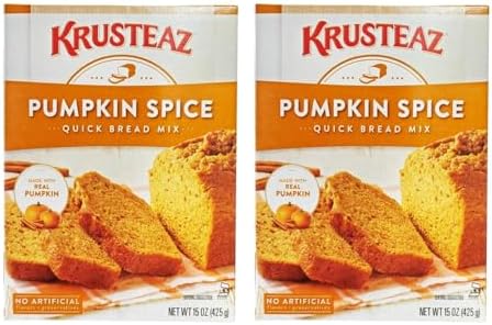 Amazon.com : Krusteaz Baking Mix, Pumpkin Spice Quick Bread Mix, Made ...