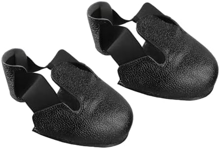 TDCuizent Couvre-chaussures de sécurité en cuir avec bout en acier anti ...