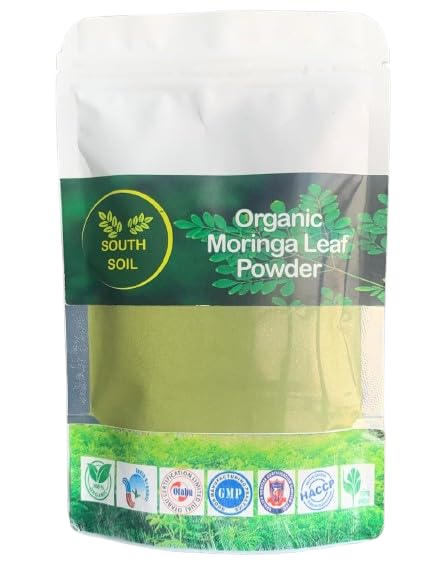 Natural & Organic Moringa Leaf Powder (100 g) | Iron Rich Supplement to ...