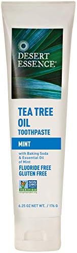 Amazon.com: Desert Essence Tea Tree Oil Toothpaste - Mint - 6.25 Oz ...