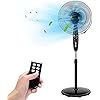 Amazon.com: Tangkula Pedestal Fan, Oscillating Standing Fan with Remote ...