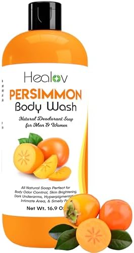 Amazon.com : Healov Persimmon Body Wash for Body Odor Control ...